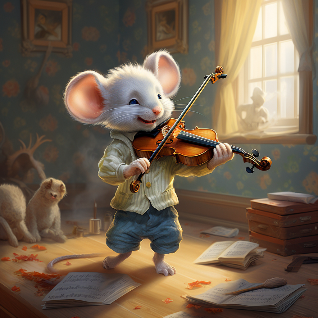 takashige8_a_cartoon_mouse_playing_a_violin_in_a_room_in_the_st ...